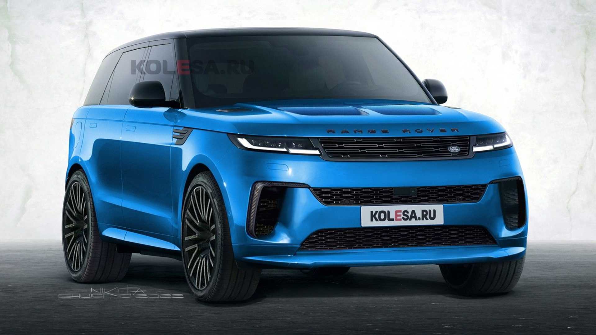 Range Rover Sport SVR - render nowej generacji sportowej odmiany